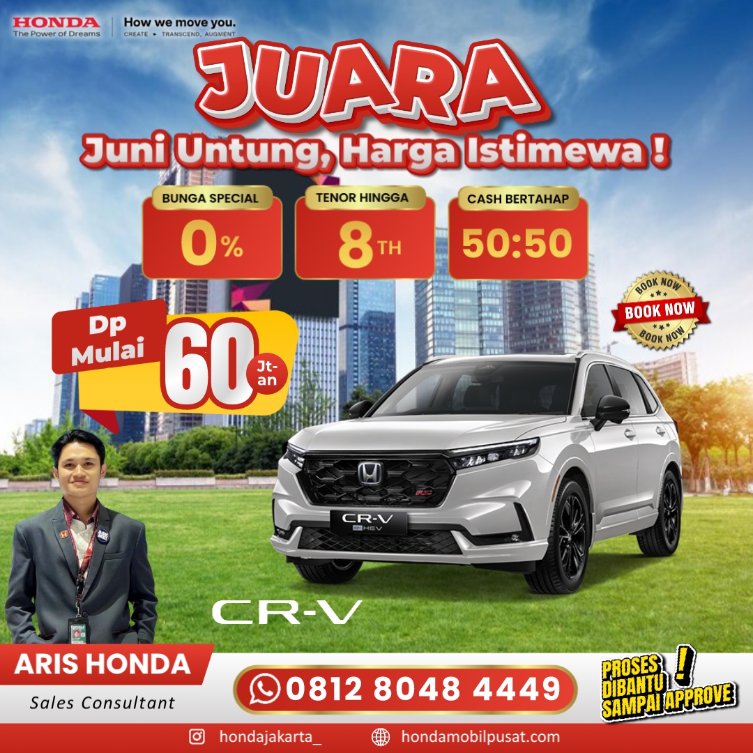 Promo Honda CR-V Special Juni 2025 Jakarta – Honda Mobil Jakarta | Dealer Resmi Mobil Honda ...